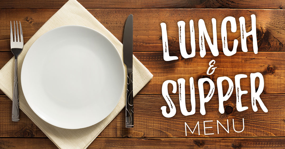 Lunch & Supper Menus - CJCB